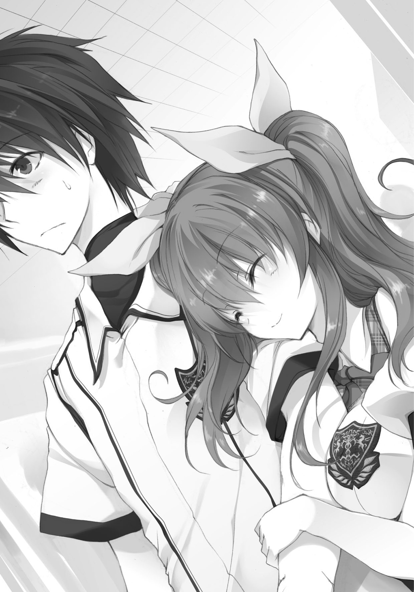 won (az hybrid) rakudai kishi no cavalry kurogane ikki stella vermillion monochrome seifuku ...